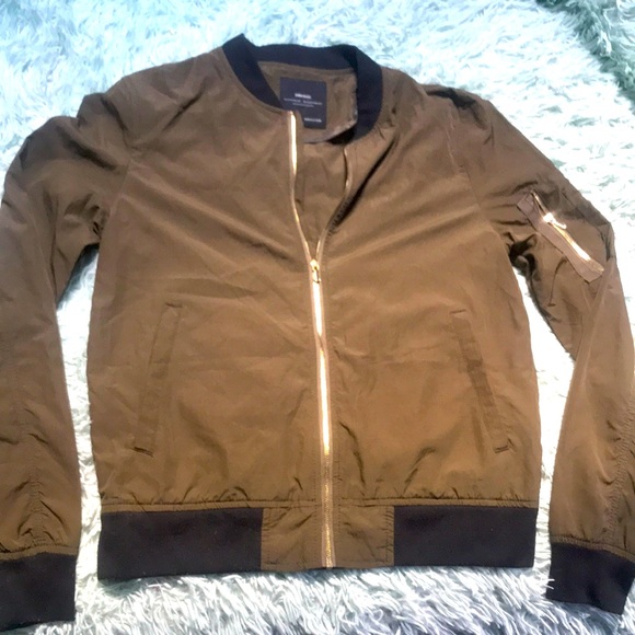 Zara | Tops | Zara Basics Zip Up Jacket | Poshmark